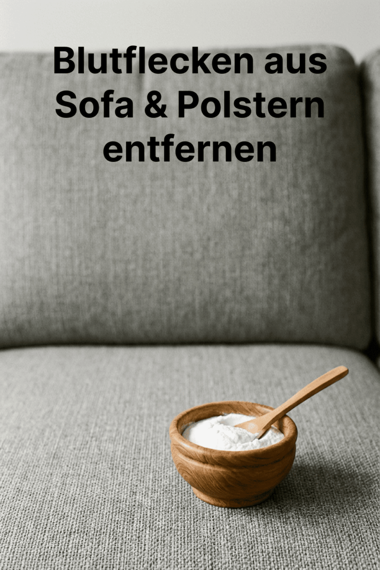 Blutflecken Aus Polster Entfernen